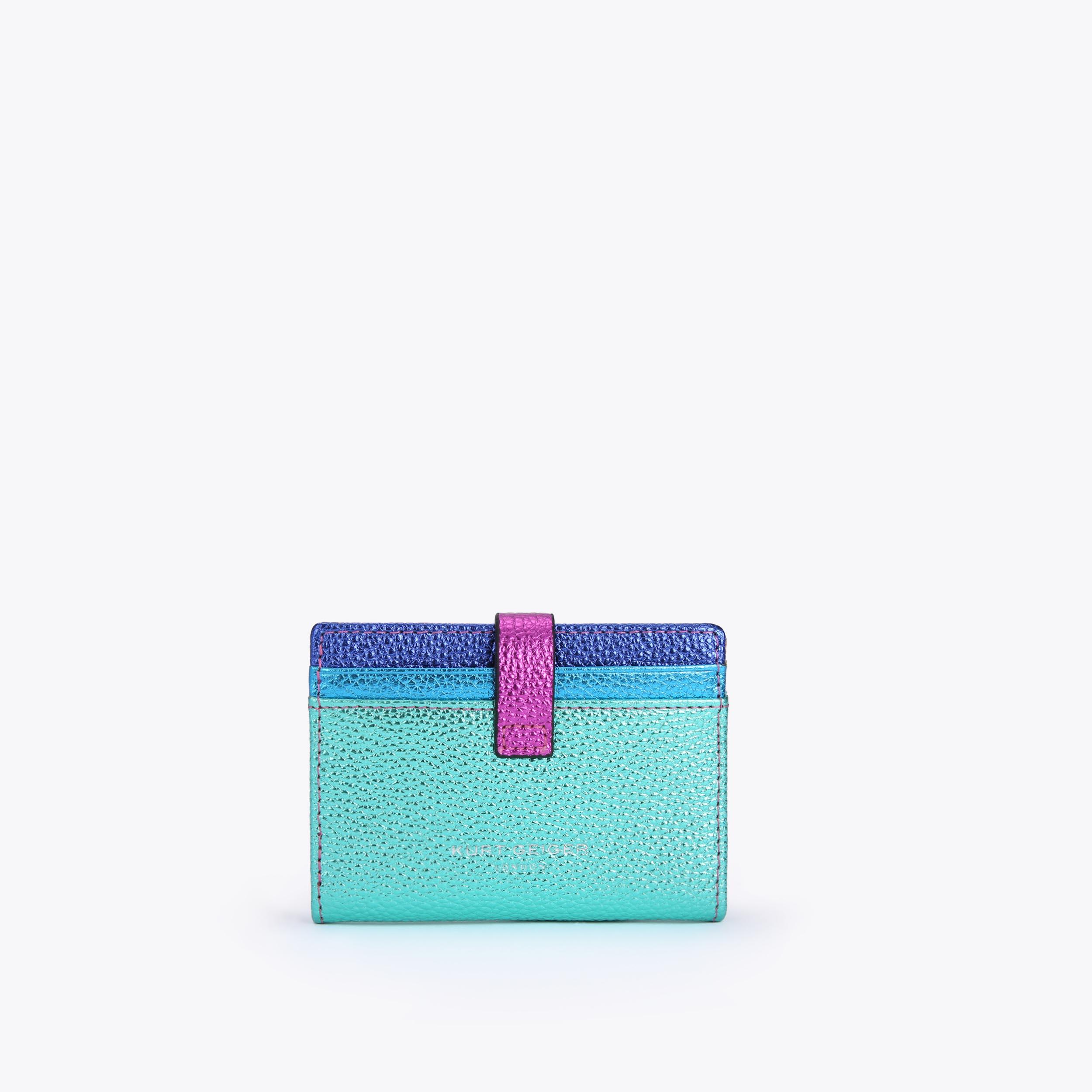 MULTI CARD HOLDER Multi Colored Metallic Card Holder by KURT GEIGER LONDON