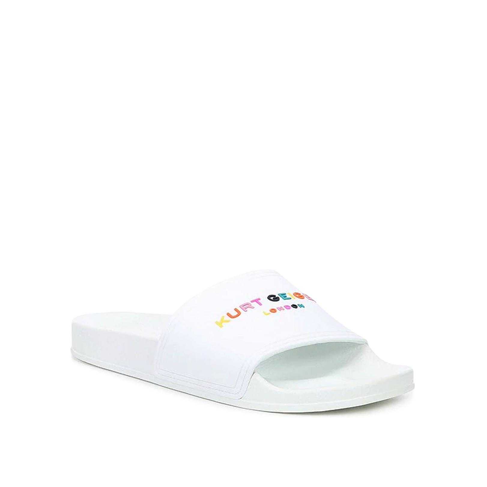 KGL POOL SLIDER MENS White Pool Sliders by KURT GEIGER LONDON