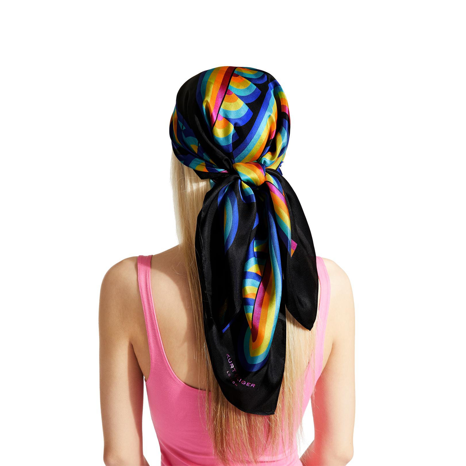 BANDANA SCARF Be Kind Silk Bandana Scarf by KURT GEIGER LONDON