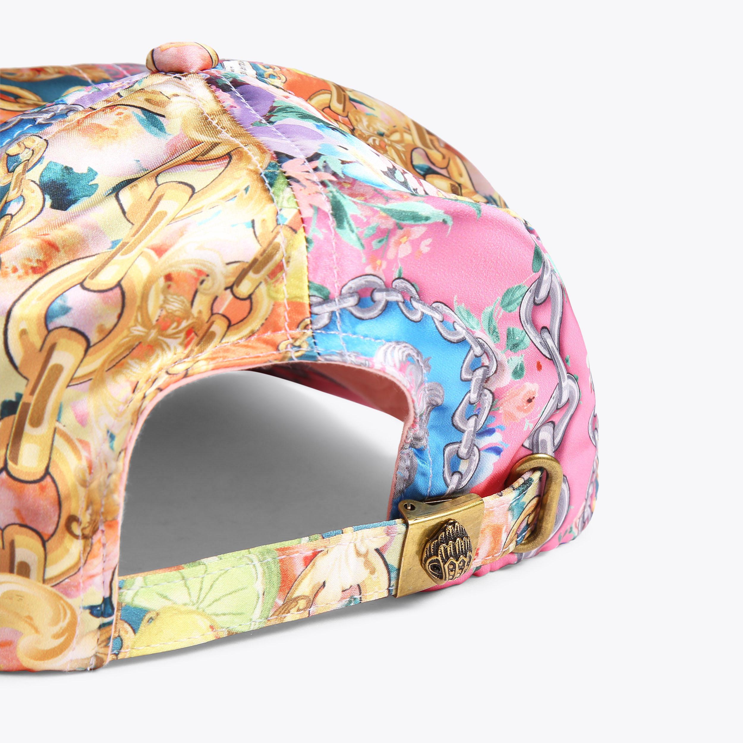 PATCHWORK CAP Satin Baseball Cap by KURT GEIGER LONDON