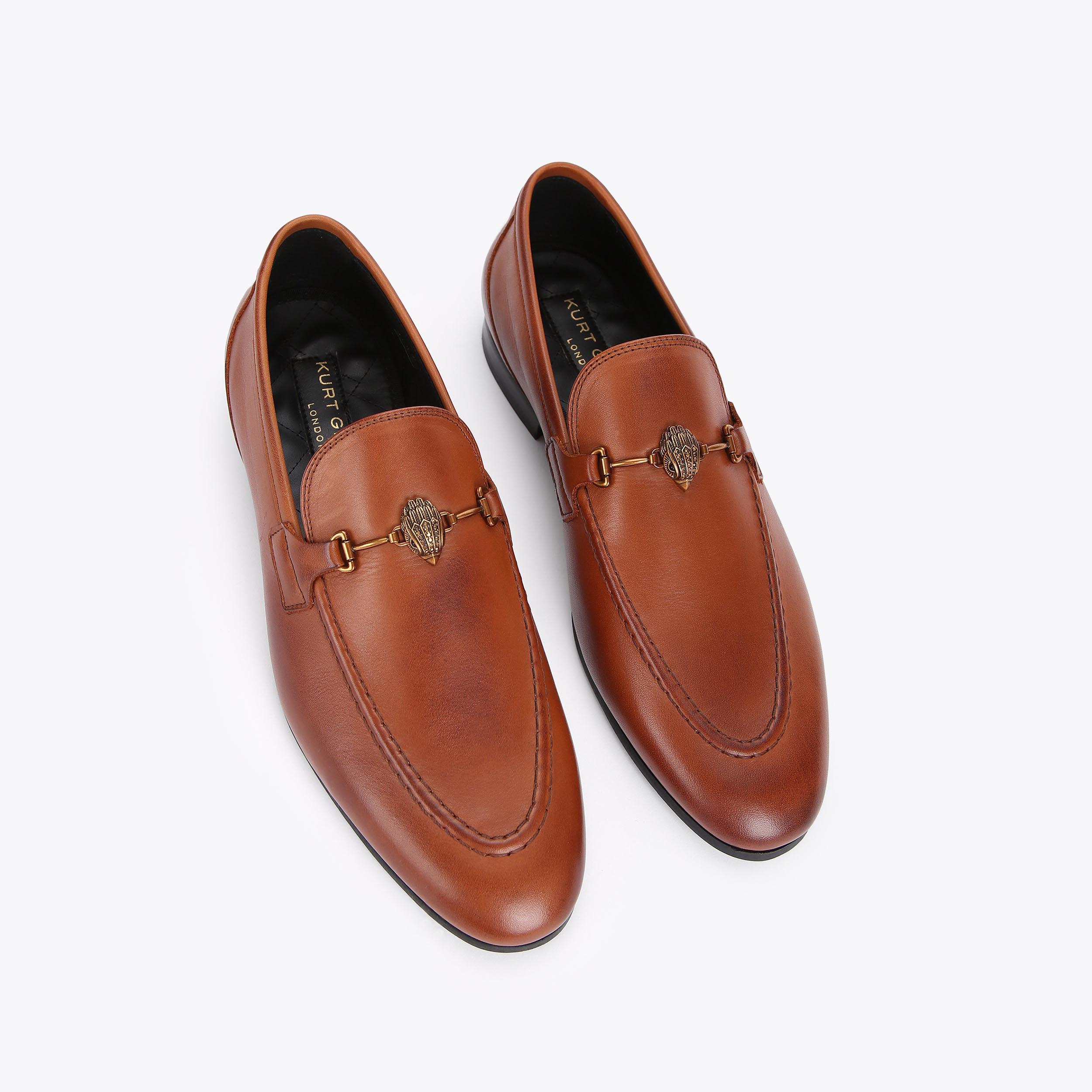 ALISTAIR Tan Leather Loafer by KURT GEIGER LONDON