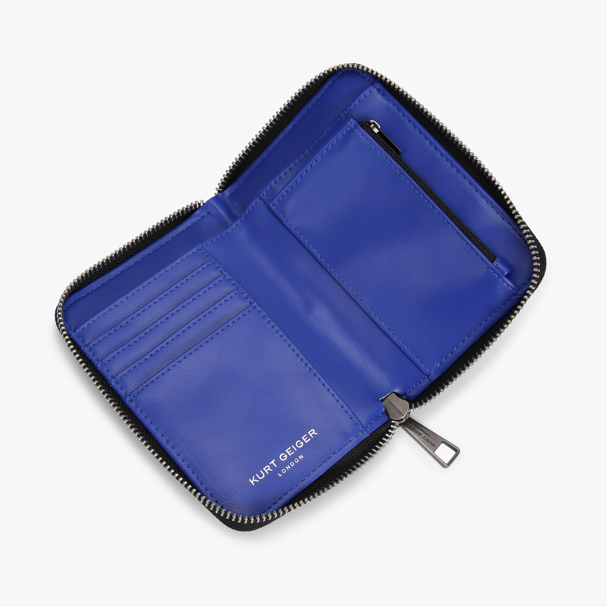 SM ZIP WALLET NYLON Blue Recycled Nylon Zip Around Wallet by KURT ...
