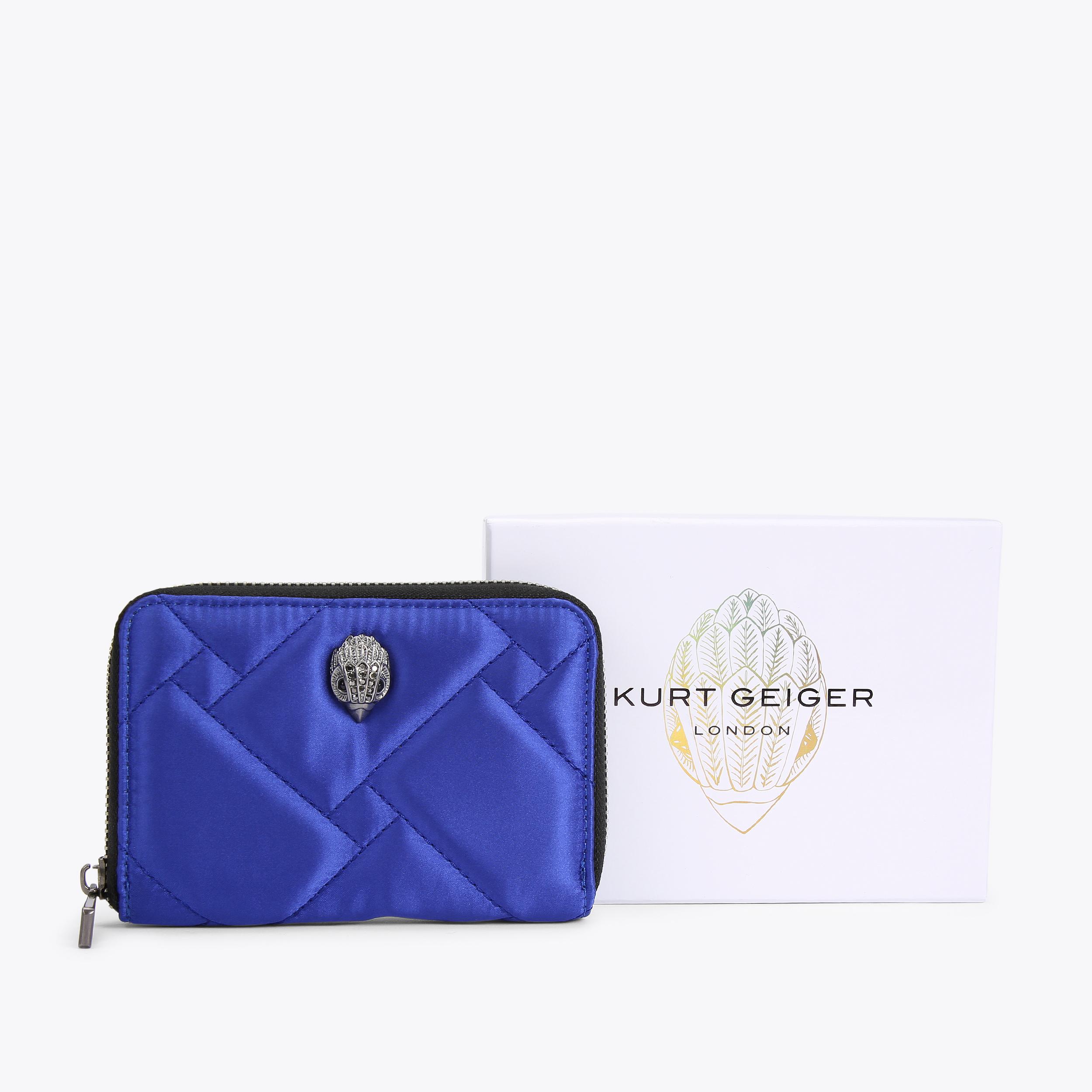 SM ZIP WALLET NYLON Blue Recycled Nylon Zip Around Wallet by KURT ...