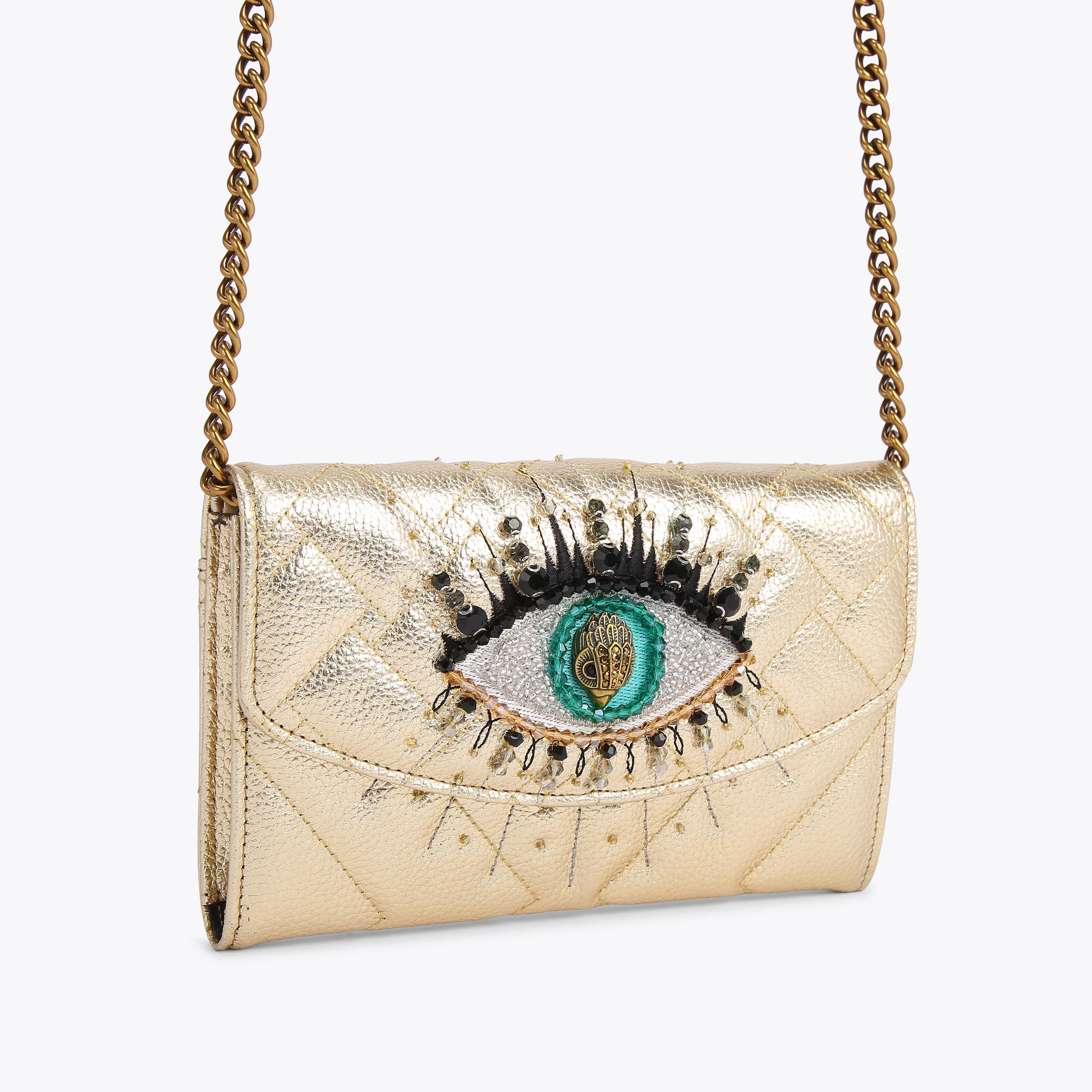 KENSINGTON CH WALLET EYE KENSINGTON CHAIN WALLET EYE GOLD by KURT ...