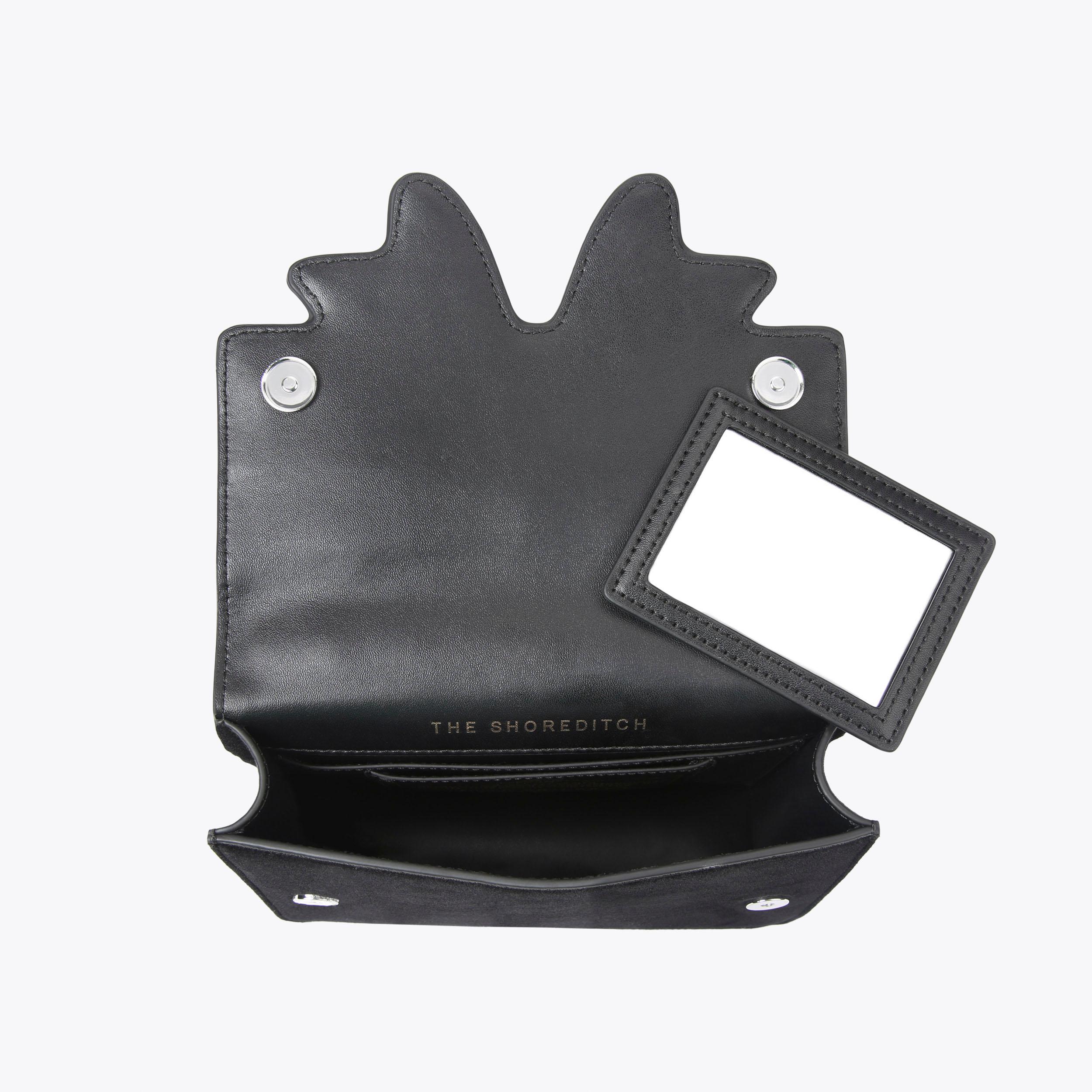 SHOREDITCH SM CROSS BODY Black Velvet Cross Body Bow Purse by KURT ...