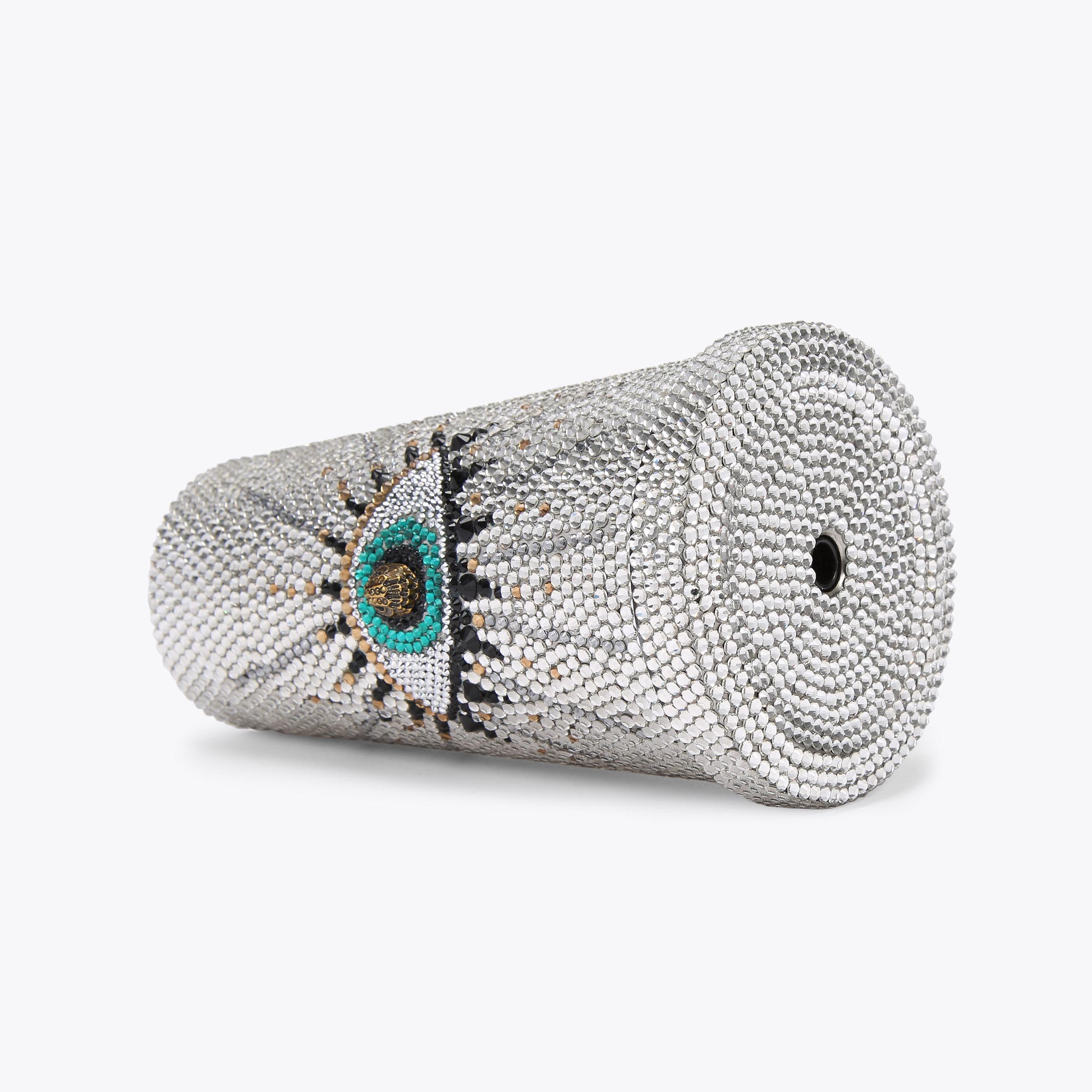 CRYSTAL TUMBLER Silver Crystal Tumbler Reusable Cup by KURT GEIGER LONDON