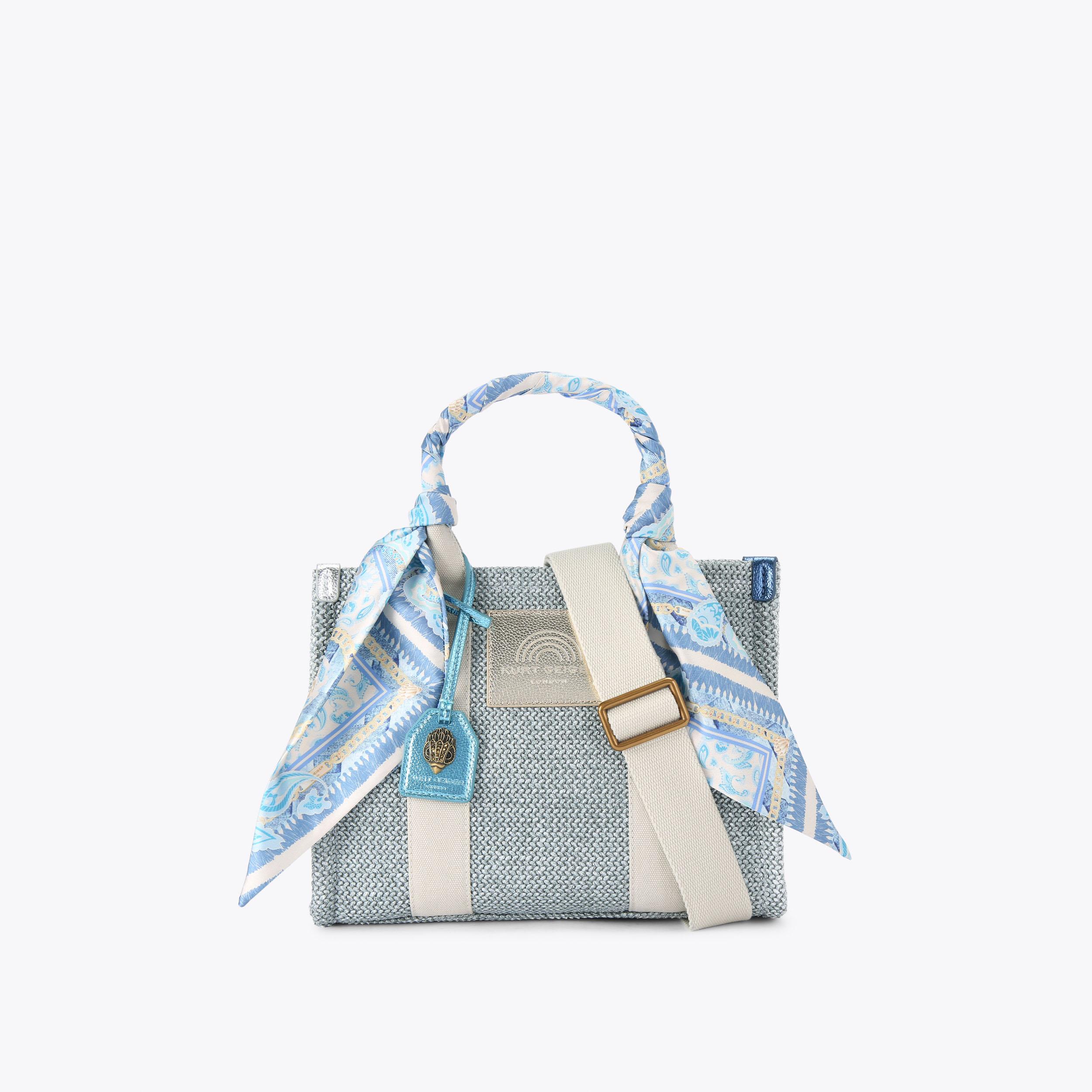SMALL SOUTHBANK TOTE Blue Small Tote Bag by KURT GEIGER LONDON