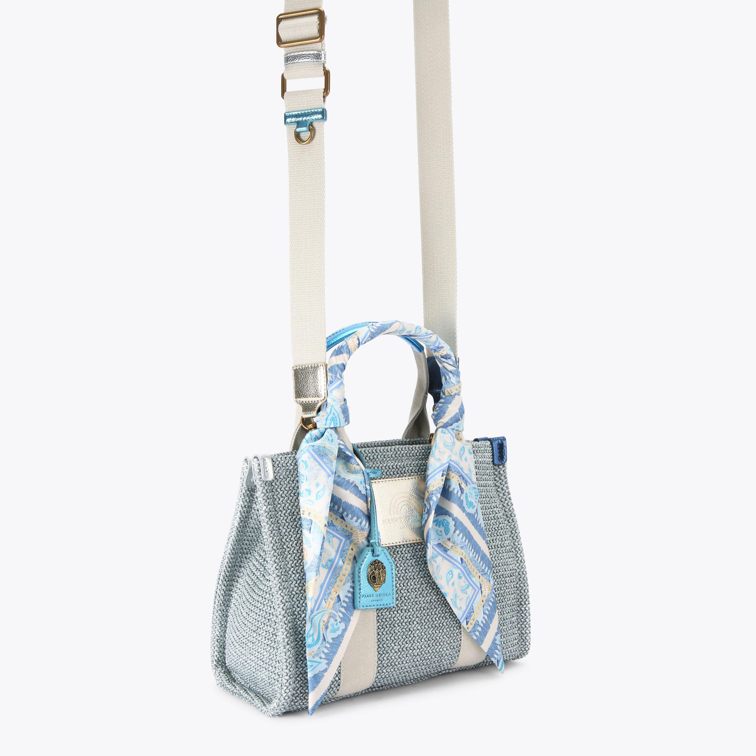 SMALL SOUTHBANK TOTE Blue Small Tote Bag by KURT GEIGER LONDON