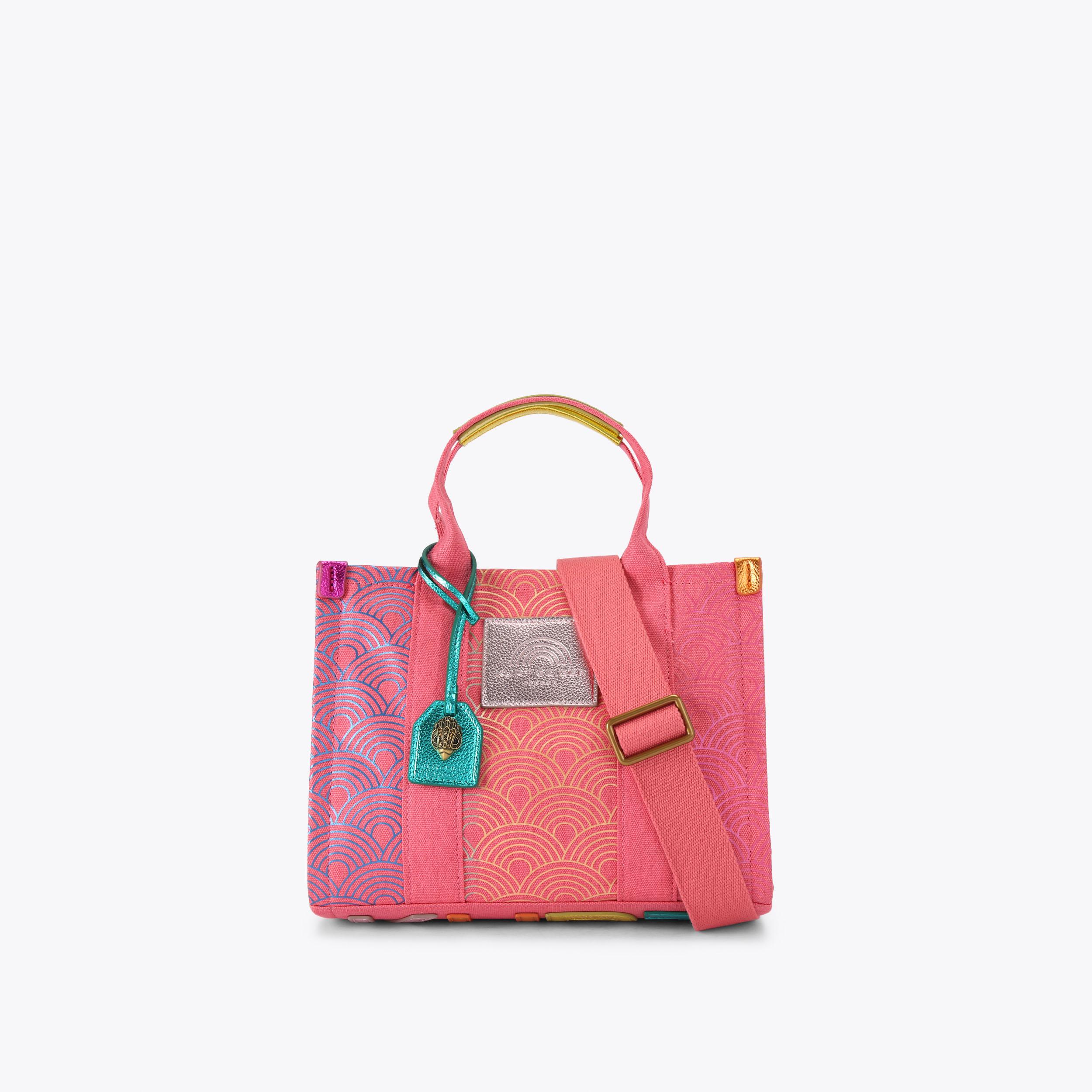 SMALL SOUTHBANK TOTE Pink Rainbow Printed Small Tote Bag by KURT GEIGER ...