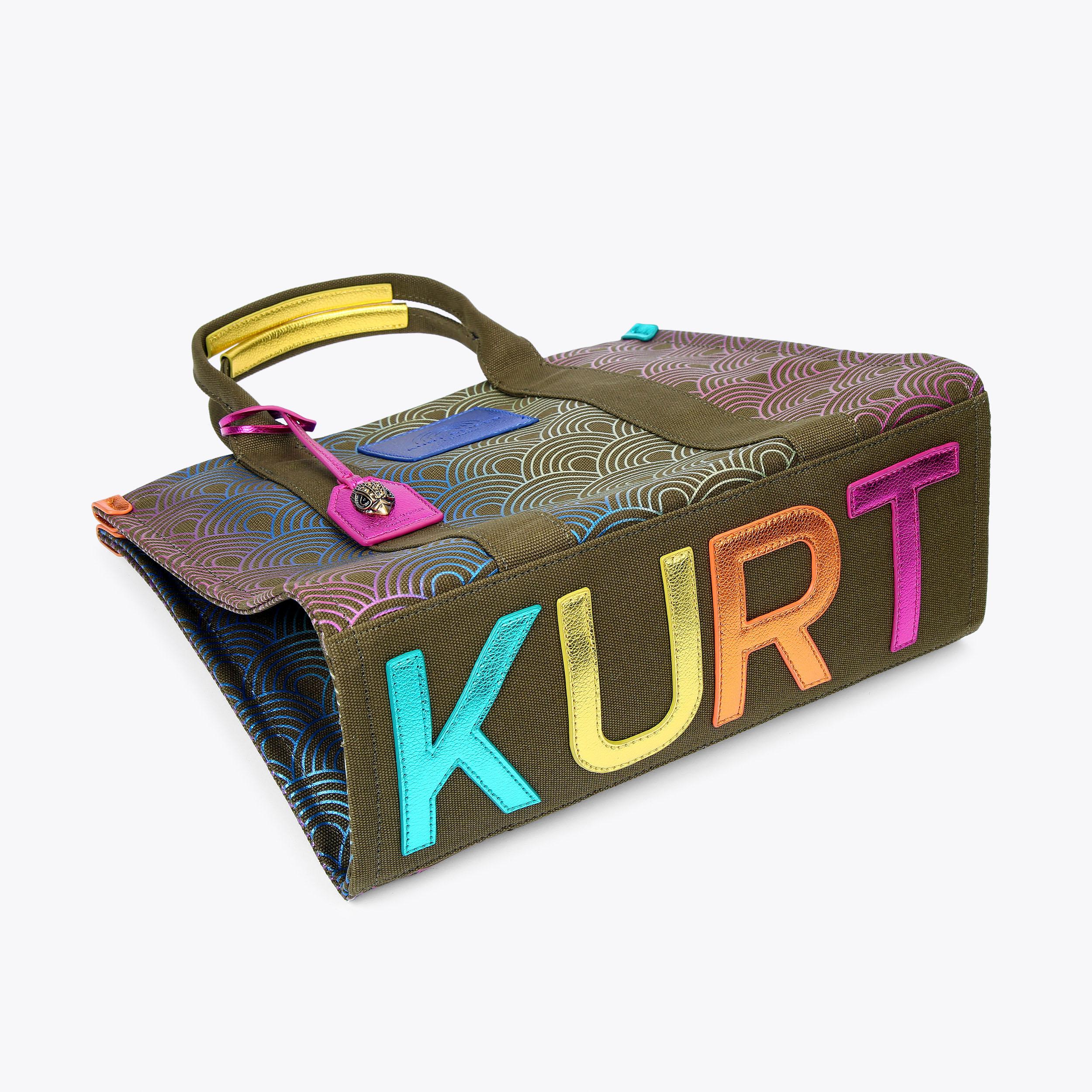 SOUTHBANK TOTE Rainbow Fabric Tote Bag by KURT GEIGER LONDON