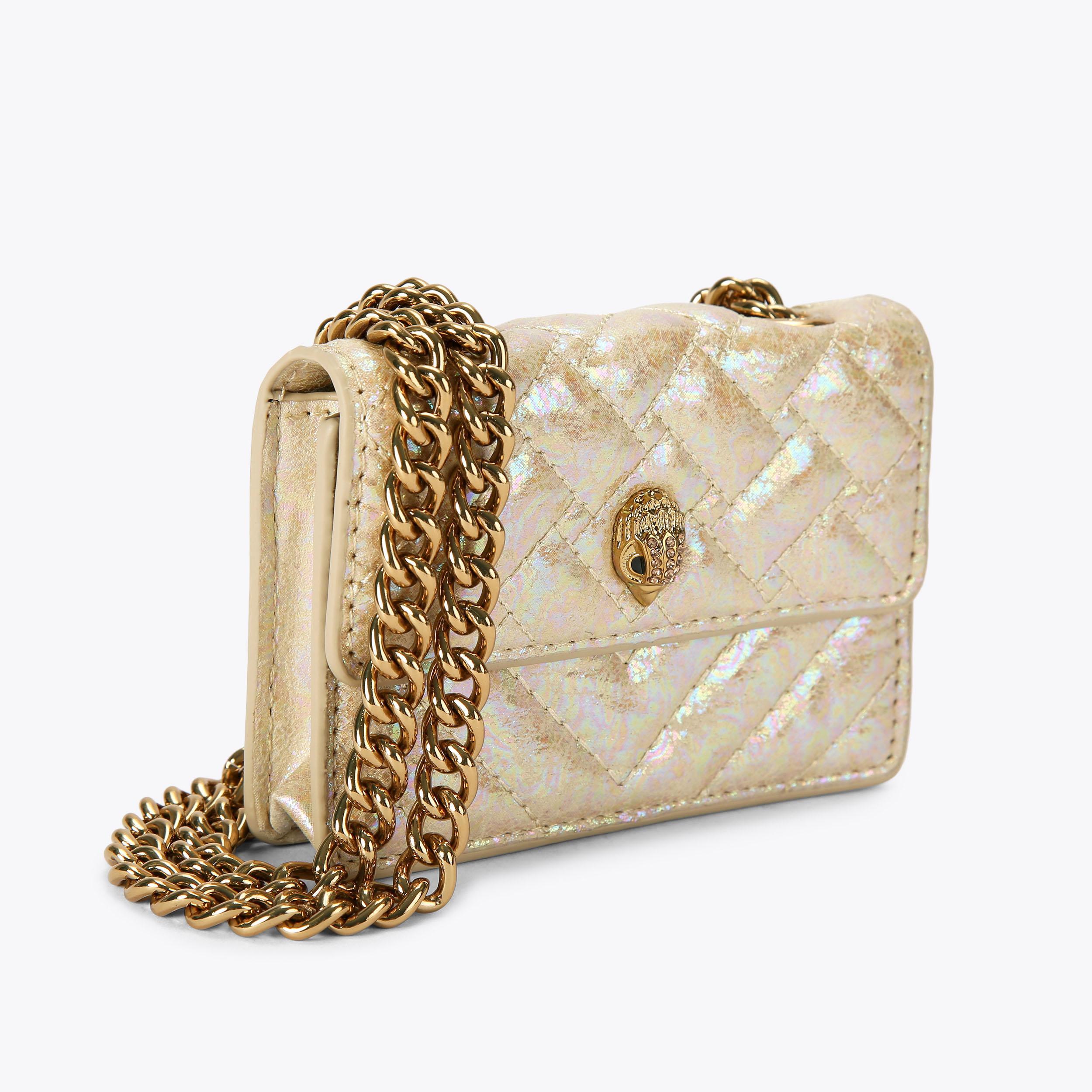 MICRO KENSINGTON Iridescent Cross Body Bag by KURT GEIGER LONDON