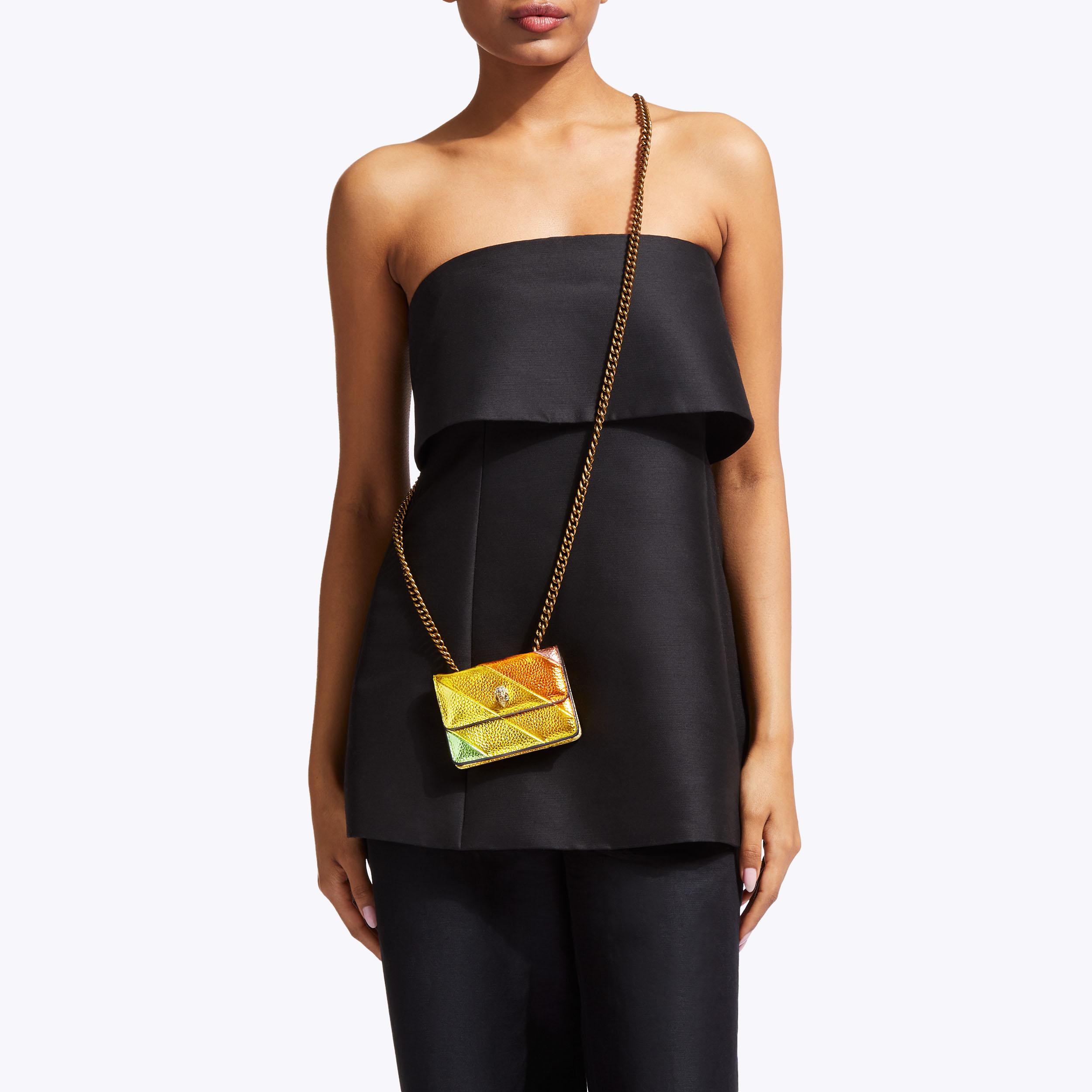 MICRO KENSINGTON Blue Mini Cross Body by KURT GEIGER LONDON