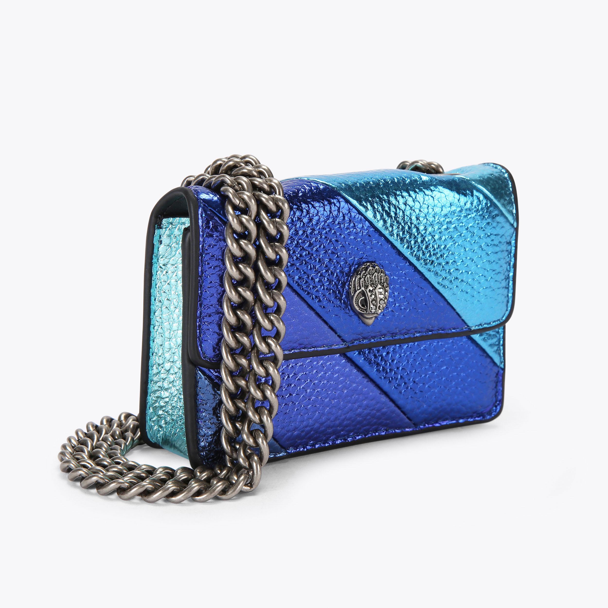 MICRO KENSINGTON Blue Micro Cross Body by KURT GEIGER LONDON
