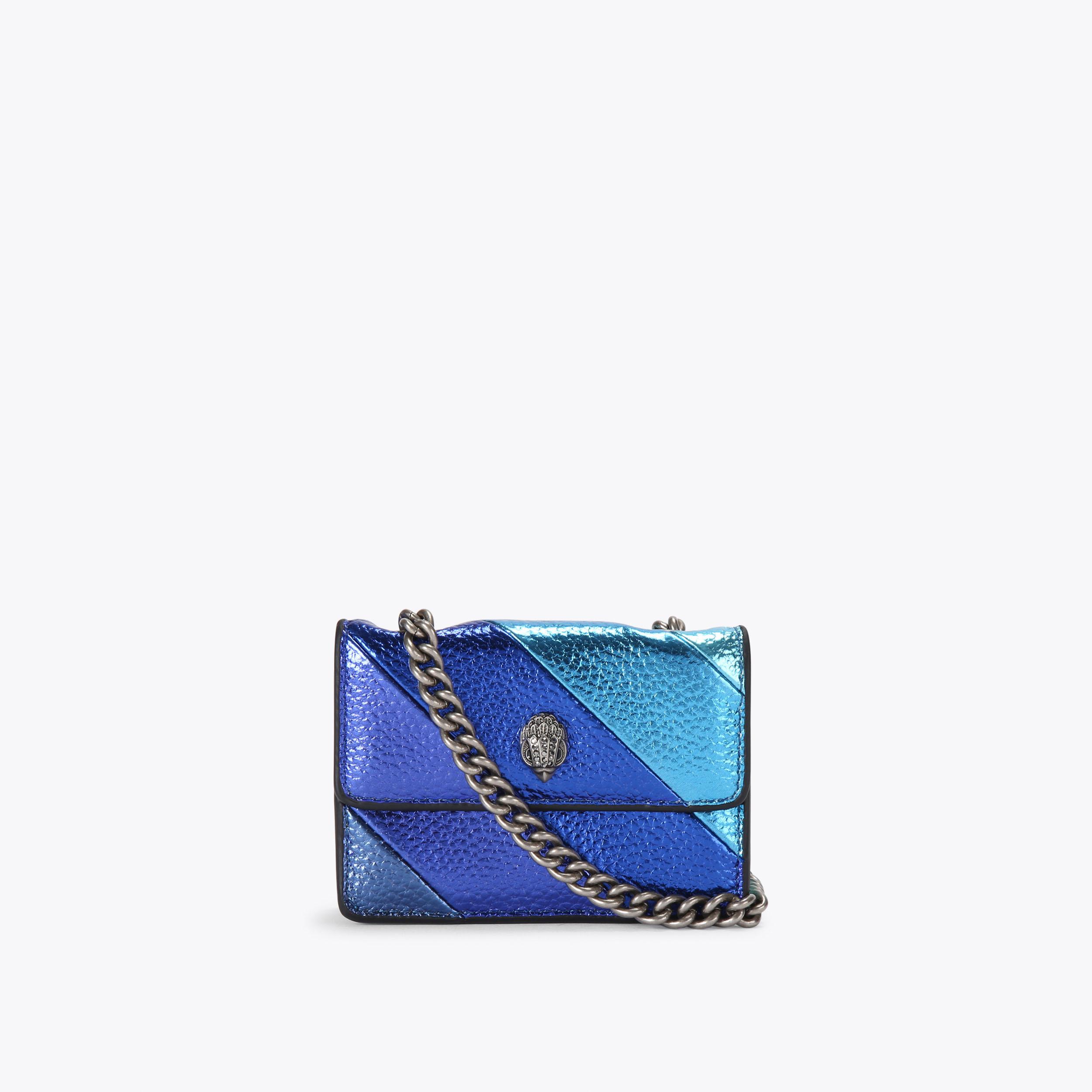 MICRO KENSINGTON Blue Micro Cross Body by KURT GEIGER LONDON