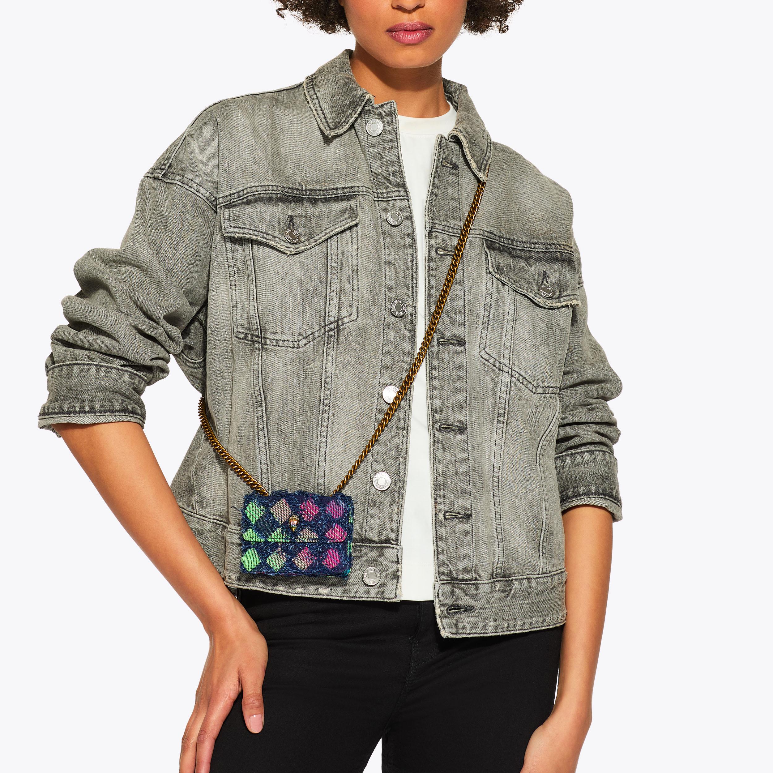 MICRO KENSINGTON Ombre Denim Micro Bag by KURT GEIGER LONDON