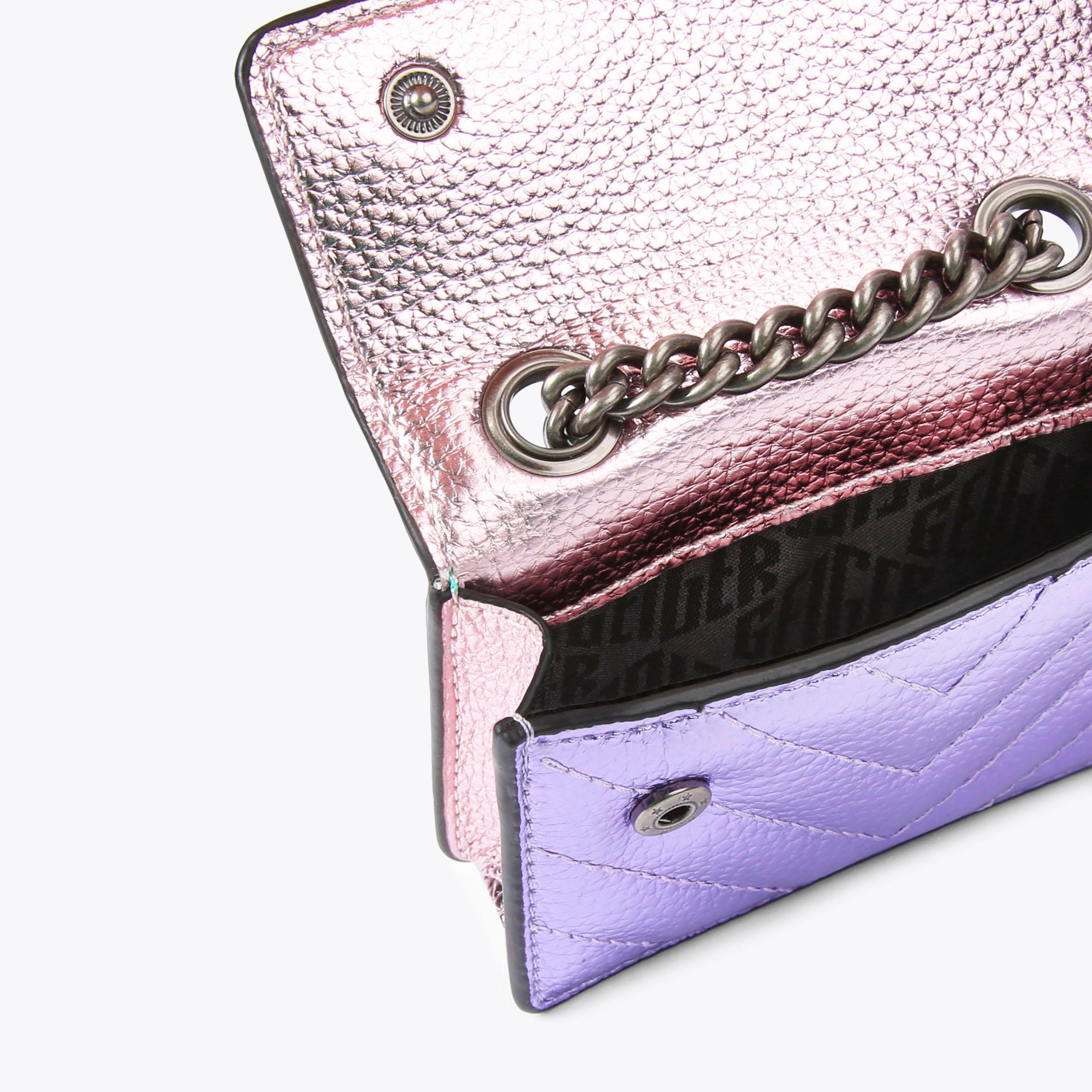 MICRO KENSINGTON Metallic Cross Body Purse by KURT GEIGER LONDON