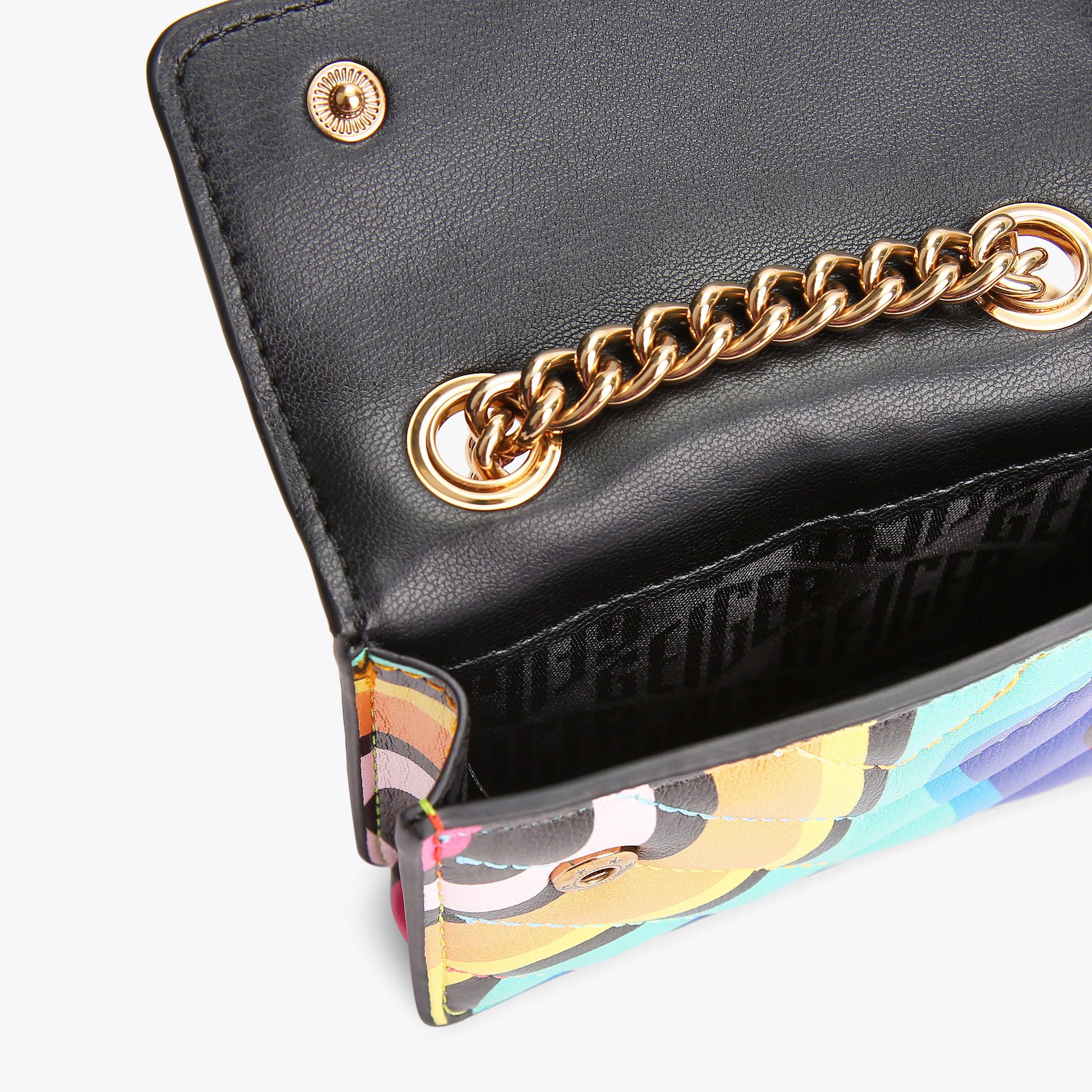 MICRO KENSINGTON Swirl Rainbow Cross Body Purse by KURT GEIGER LONDON
