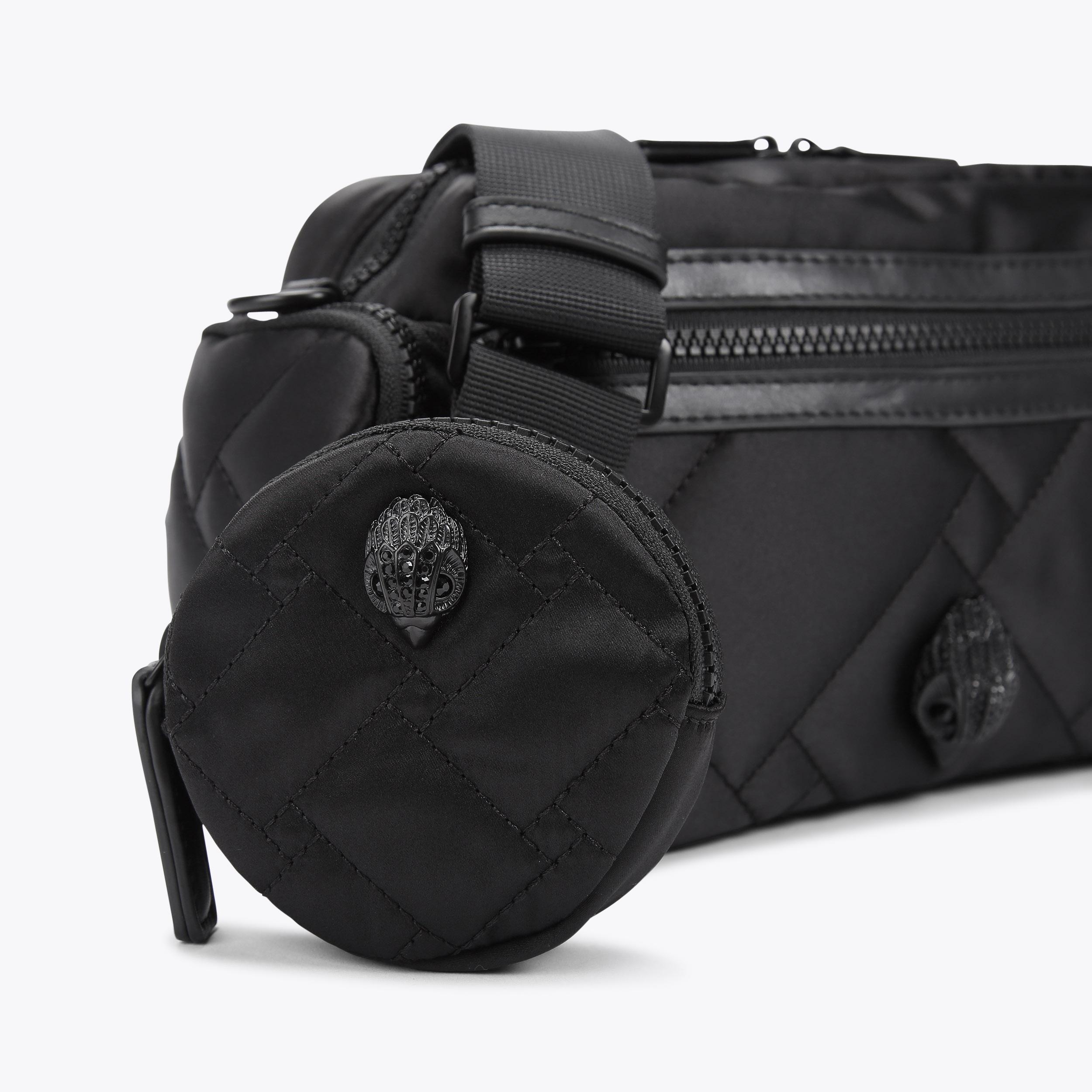 RECYCLED MULTI CAMERA BAG Black Nylon Recycled Camera Purse by KURT ...