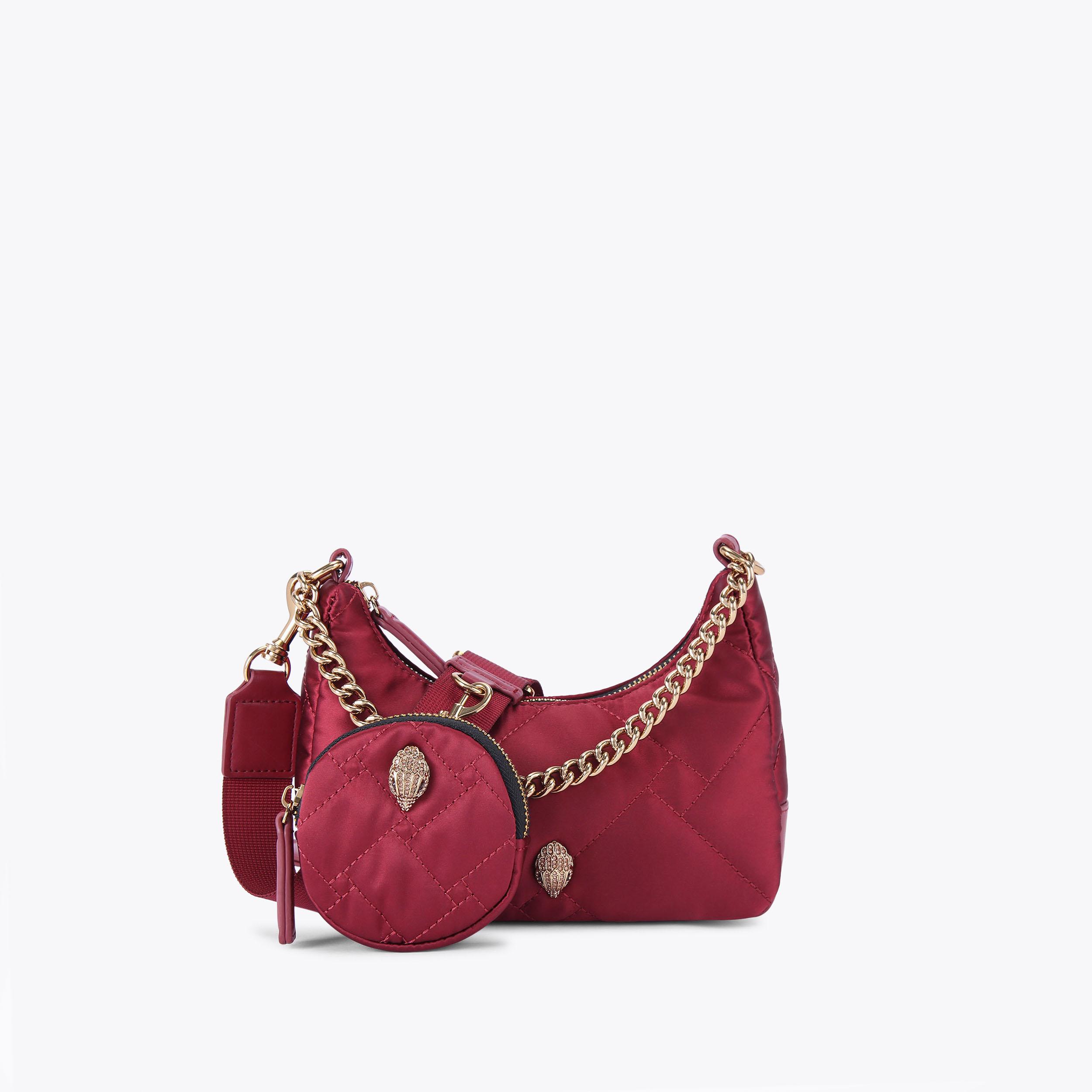 RECYCLED SM MULTI XBODY Dark Red Nylon Cross Body Purse by KURT GEIGER ...