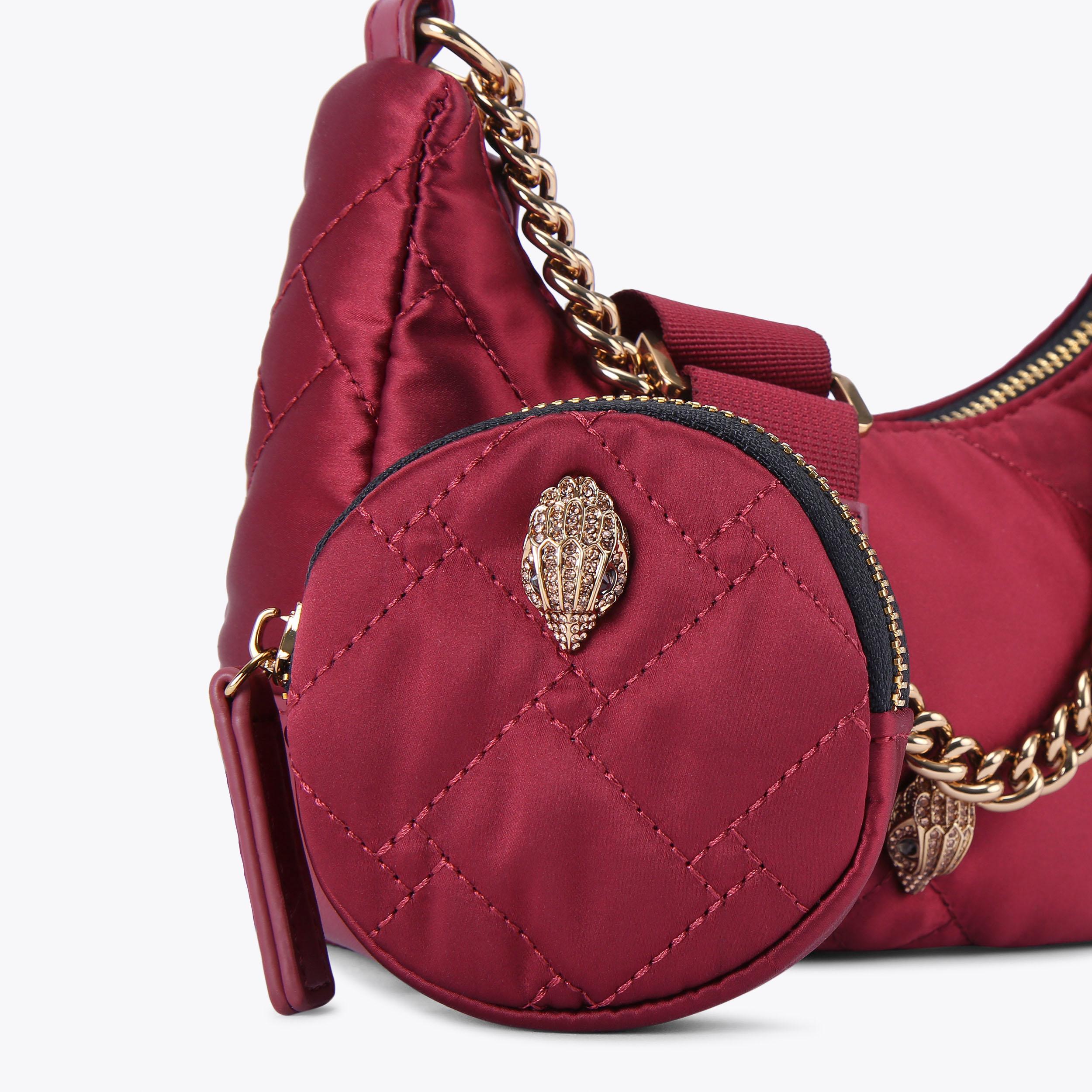 RECYCLED SM MULTI XBODY Dark Red Nylon Cross Body Purse by KURT GEIGER ...