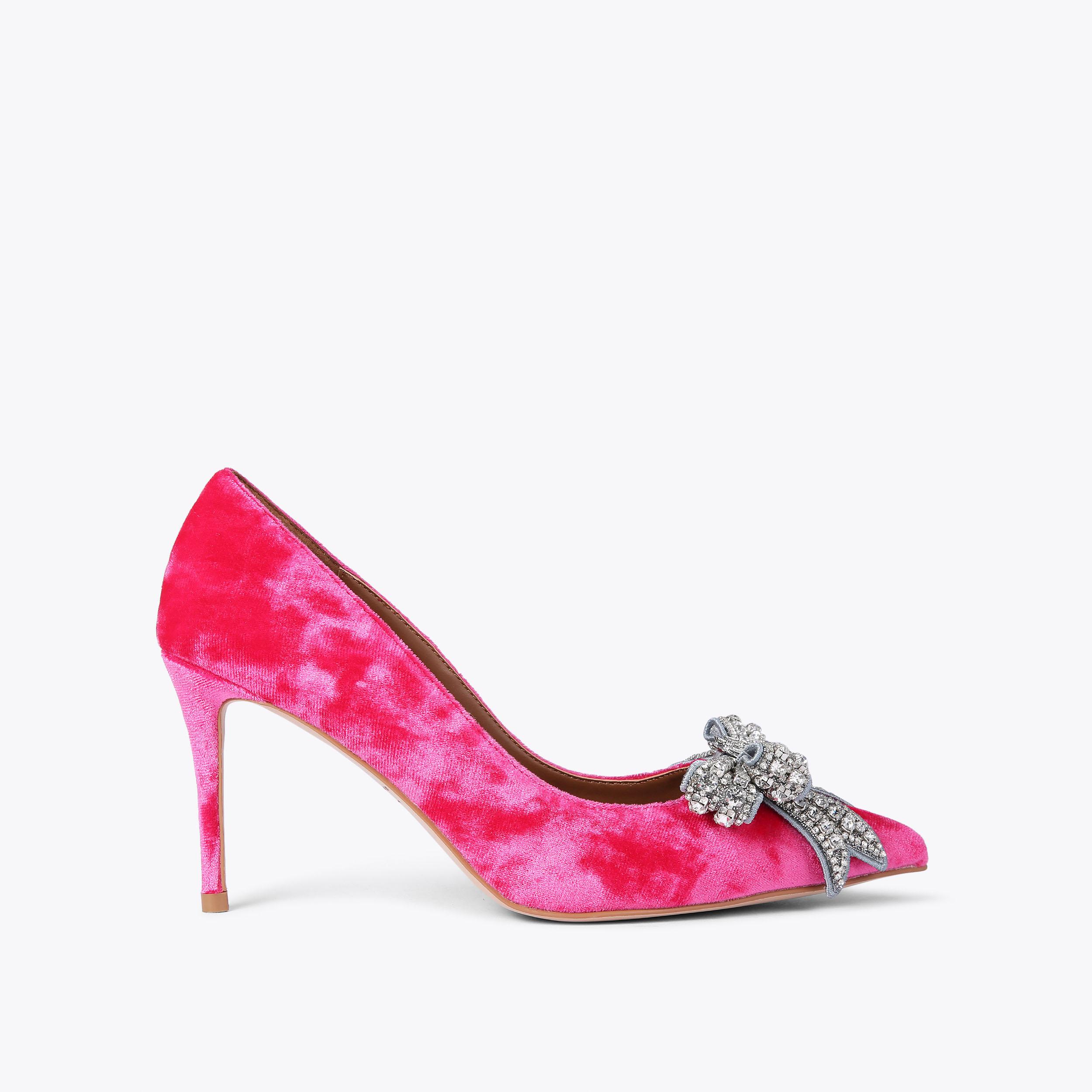 BELGRAVIA BOW COURT Pink Court Heels by KURT GEIGER LONDON