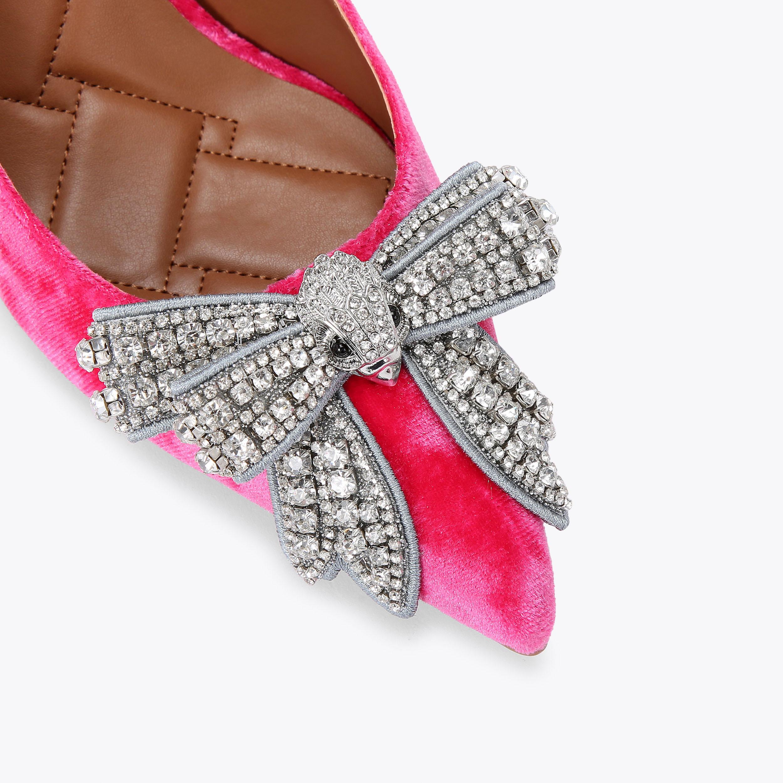 BELGRAVIA BOW COURT Pink Court Heels by KURT GEIGER LONDON