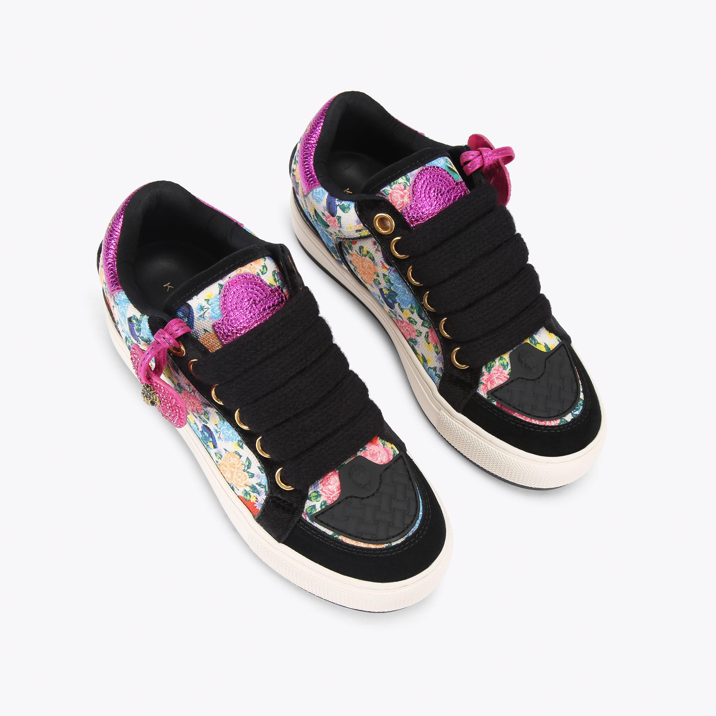 SOUTHBANK TAG Floral Southbank Tag Sneakers by Kurt Geiger London