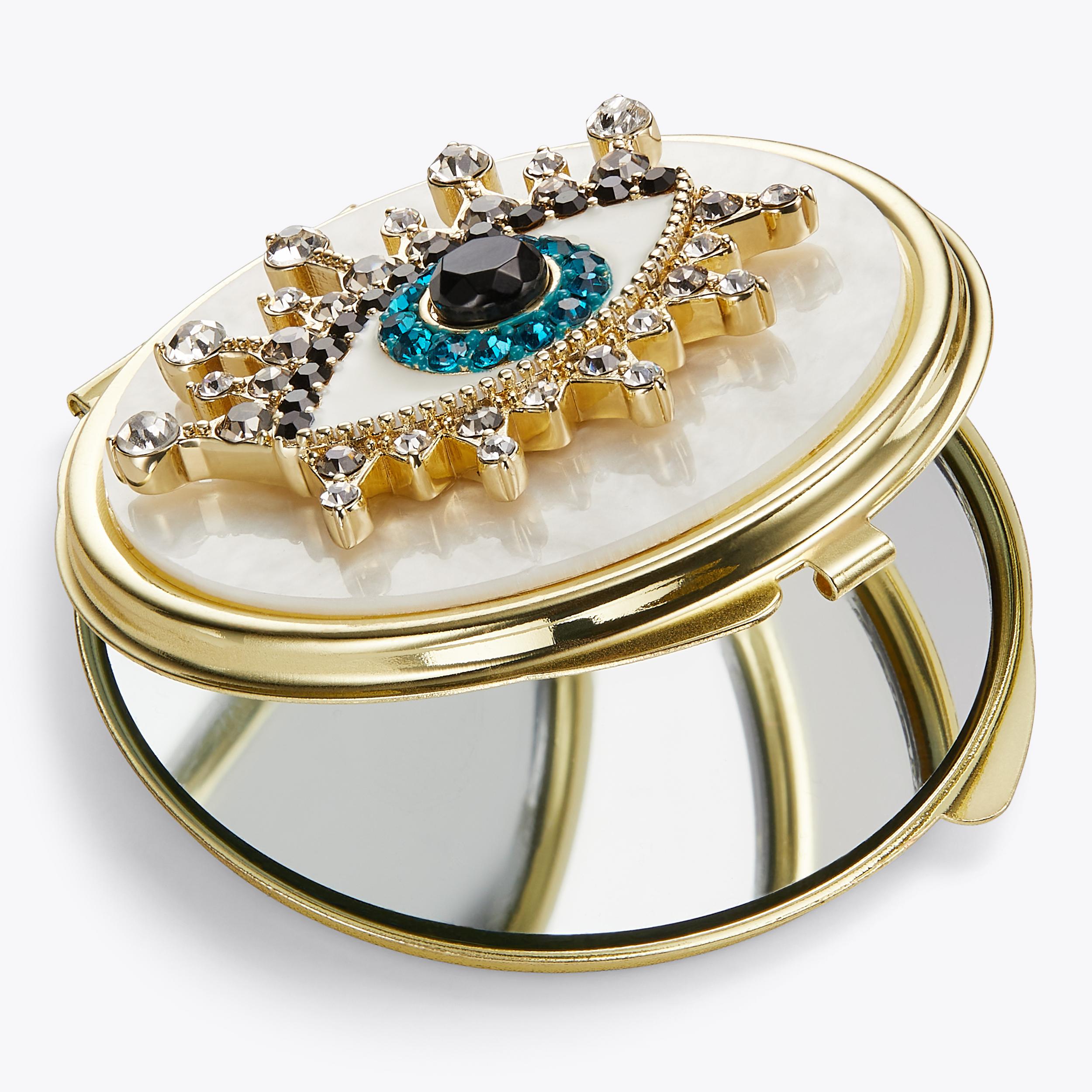 EVIL EYE MIRROR Gold Evil Eye Mirror by KURT GEIGER LONDON