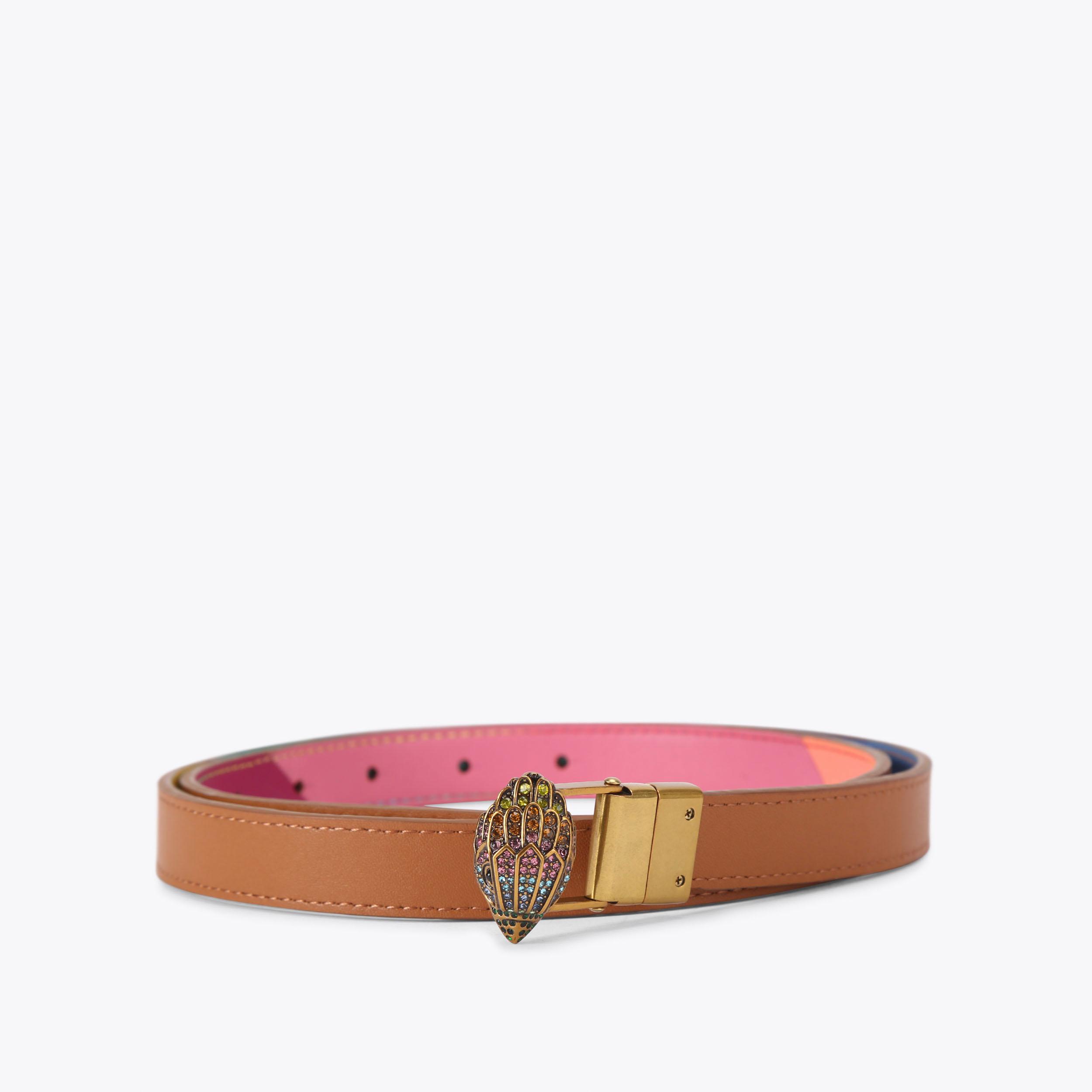 REVERSIBLE 20 EAGLE BELT Rainbow Reversible Belt by KURT GEIGER LONDON