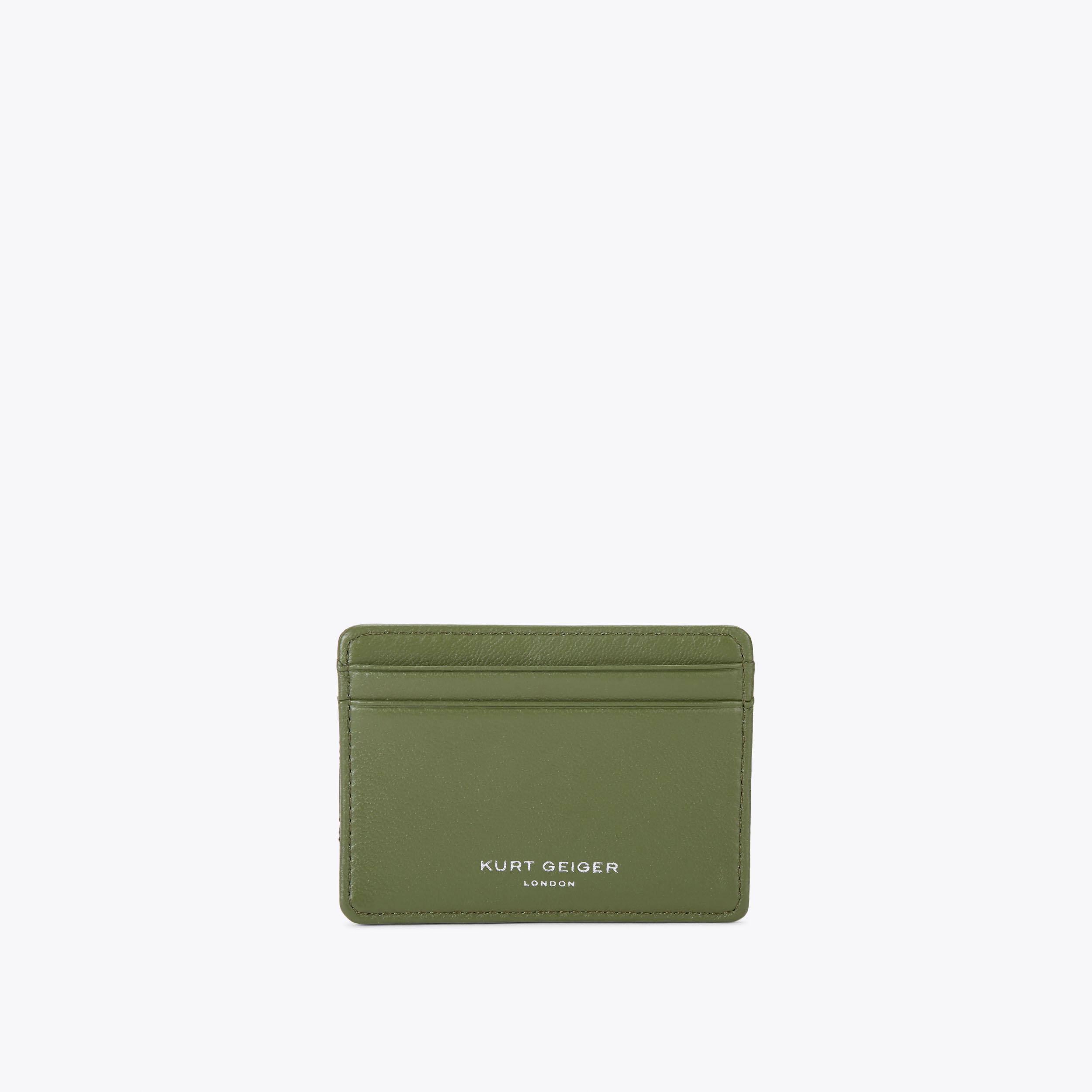 CARD HOLDER DRENCH Khaki Card Holder by KURT GEIGER LONDON