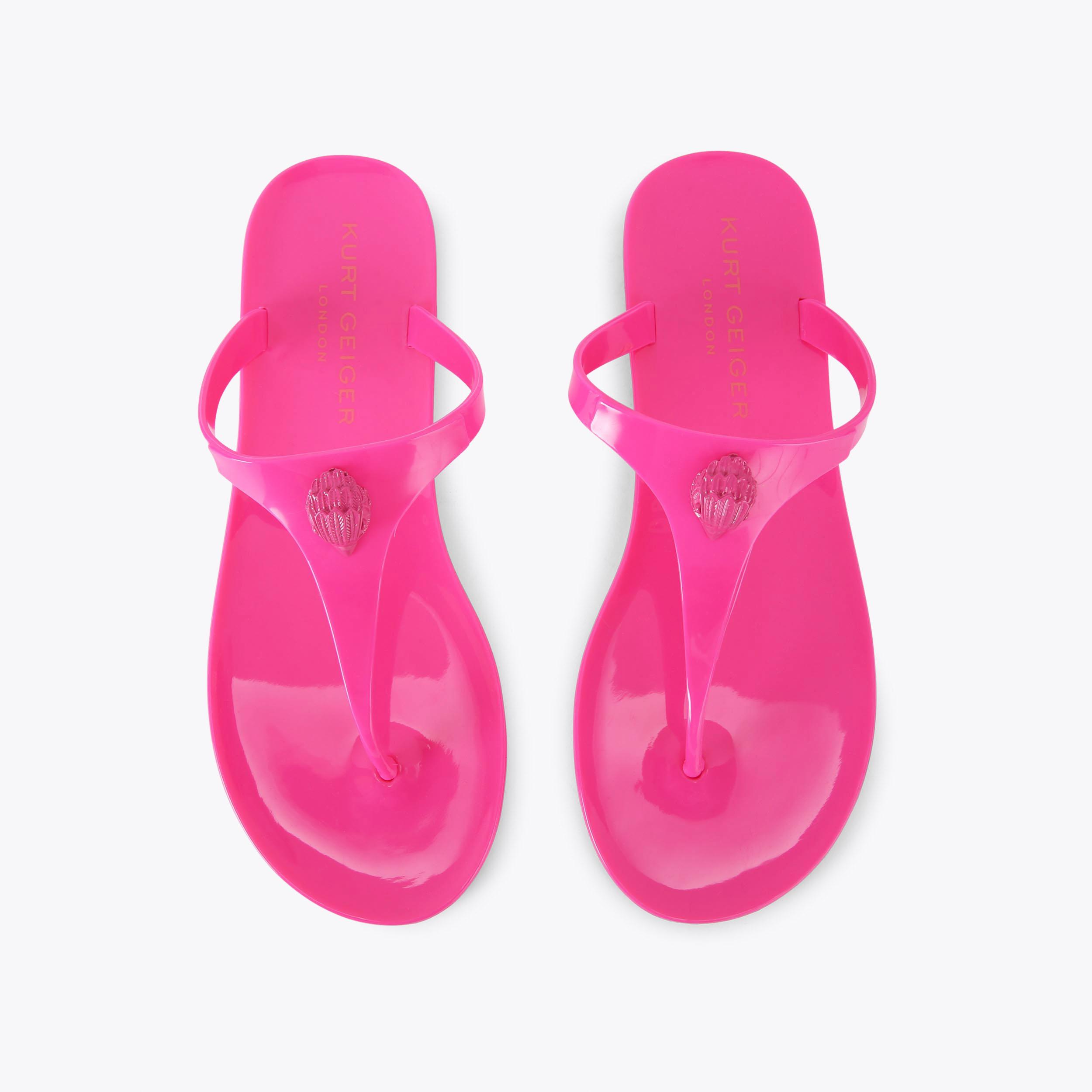 MADDISON T-BAR Fuchsia Slip On Sandal by KURT GEIGER LONDON