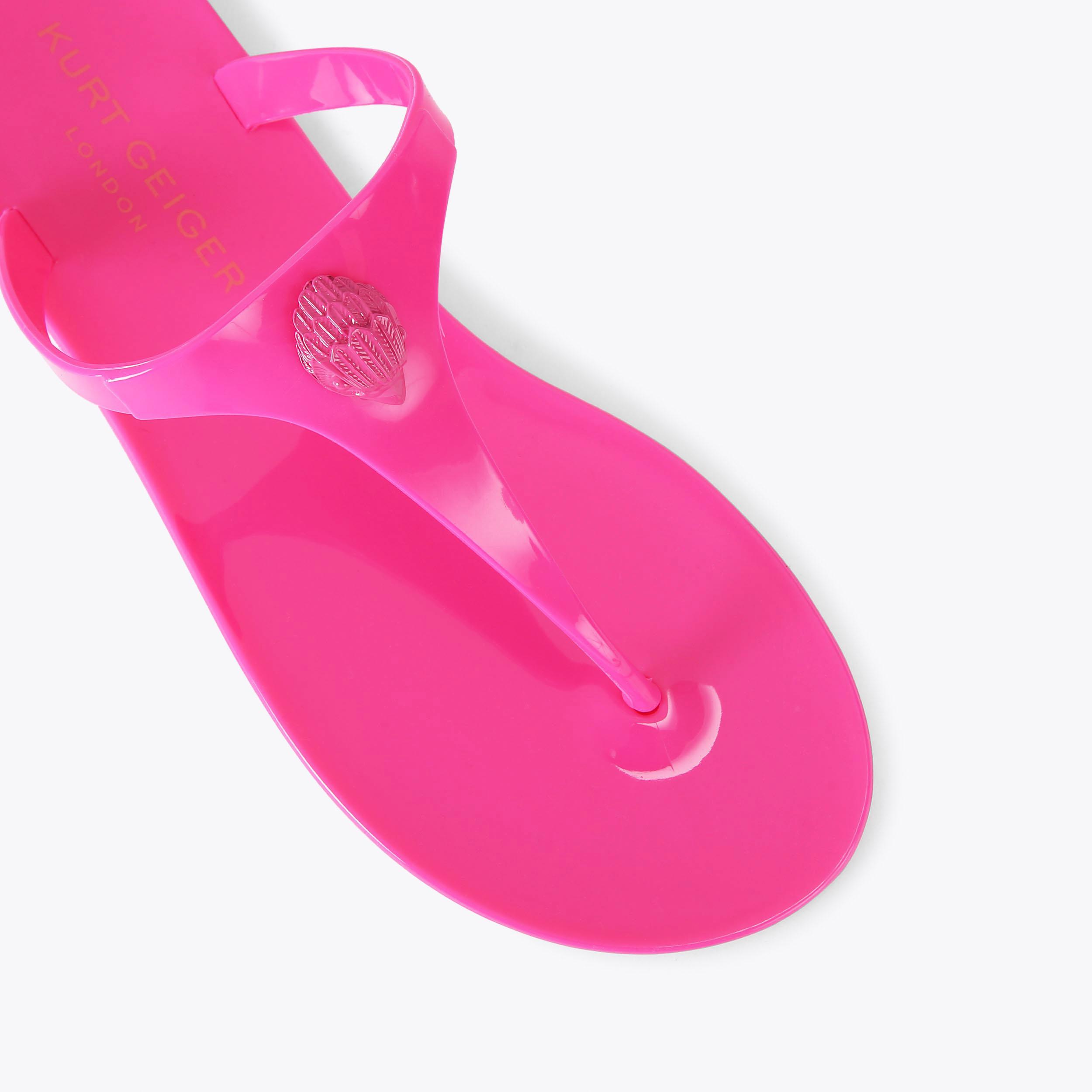 MADDISON T-BAR Fuchsia Slip On Sandal by KURT GEIGER LONDON