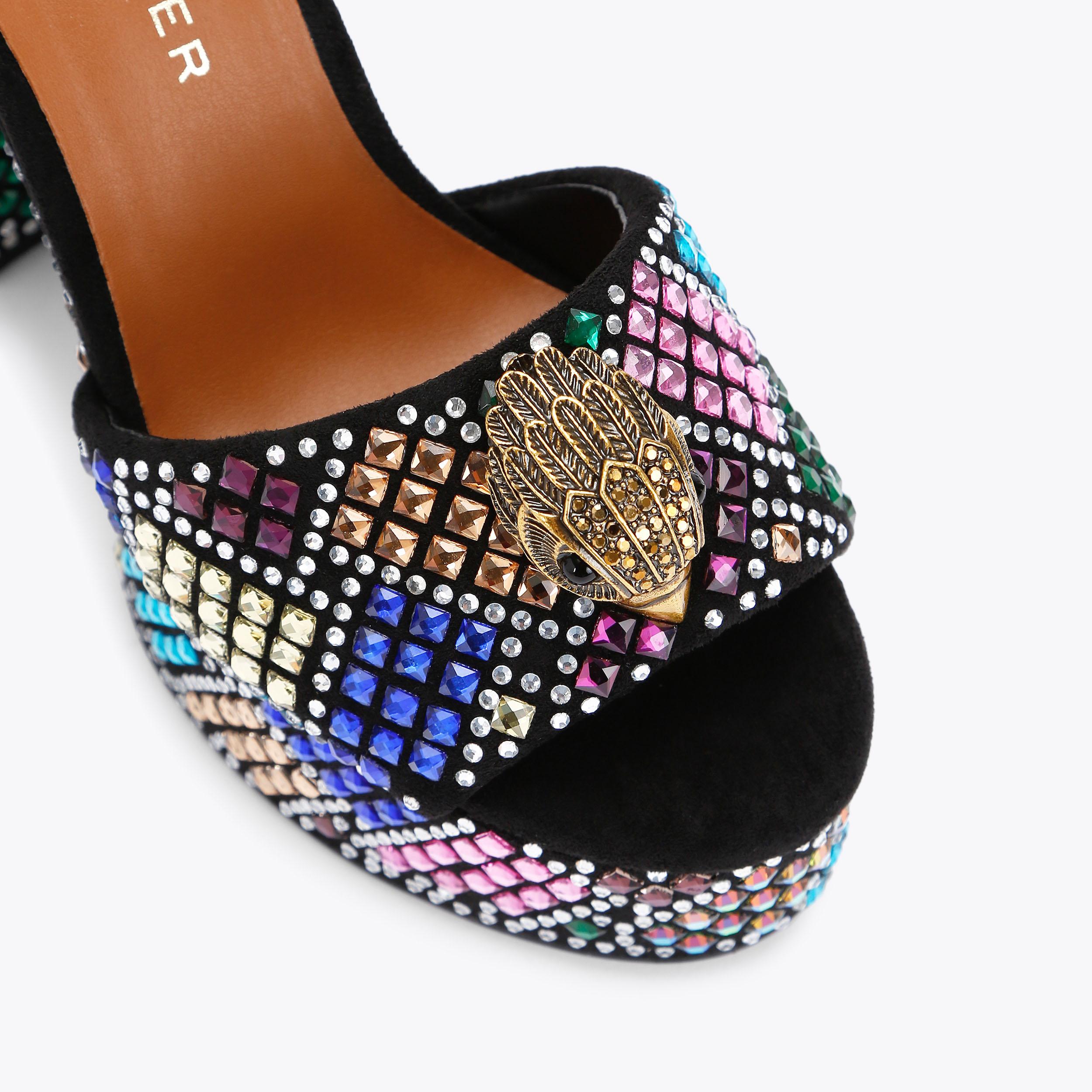 KENSINGTON PLATFORM SDL Crystal Platform Heels by KURT GEIGER LONDON