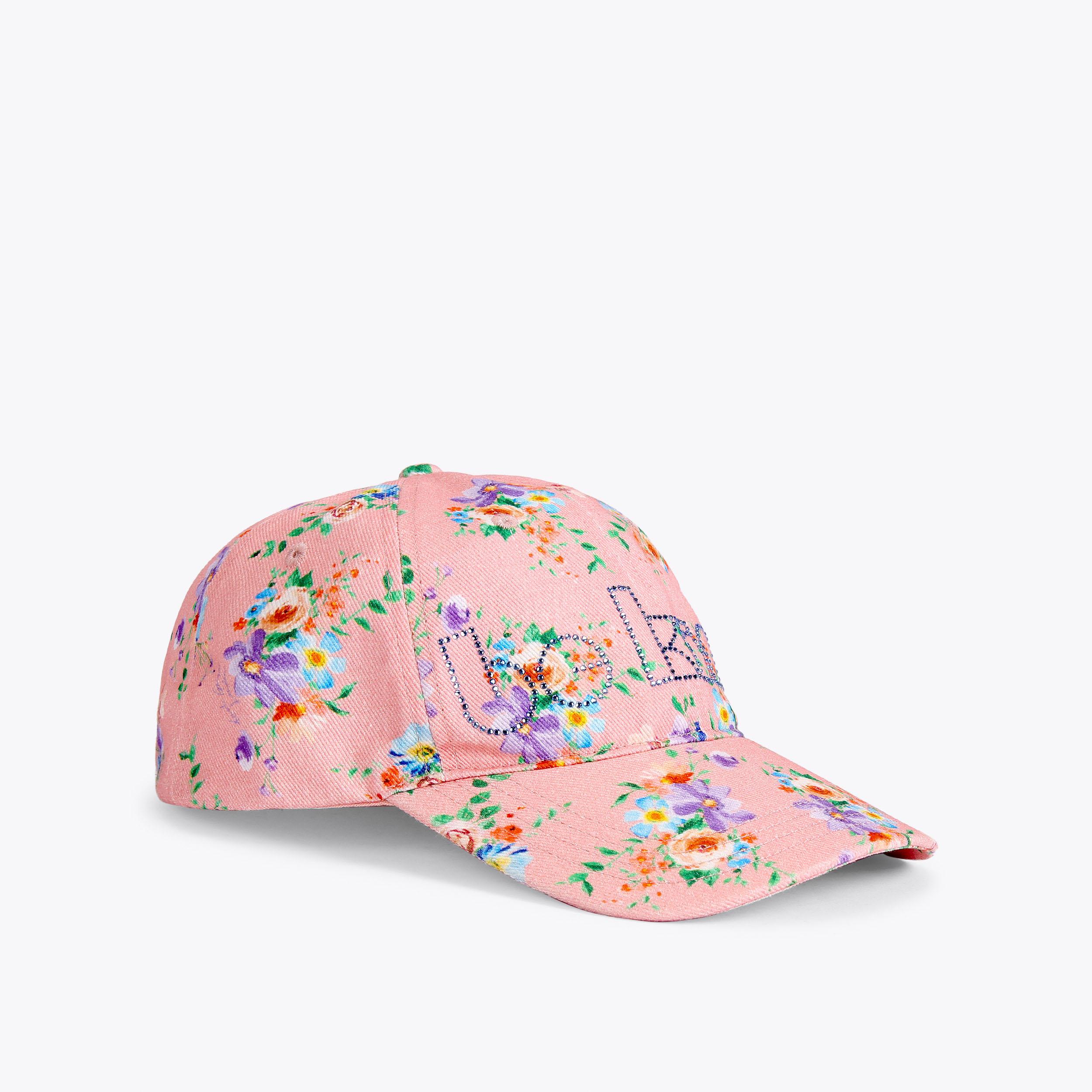 BE KIND CAP Pink Baseball Cap by KURT GEIGER LONDON