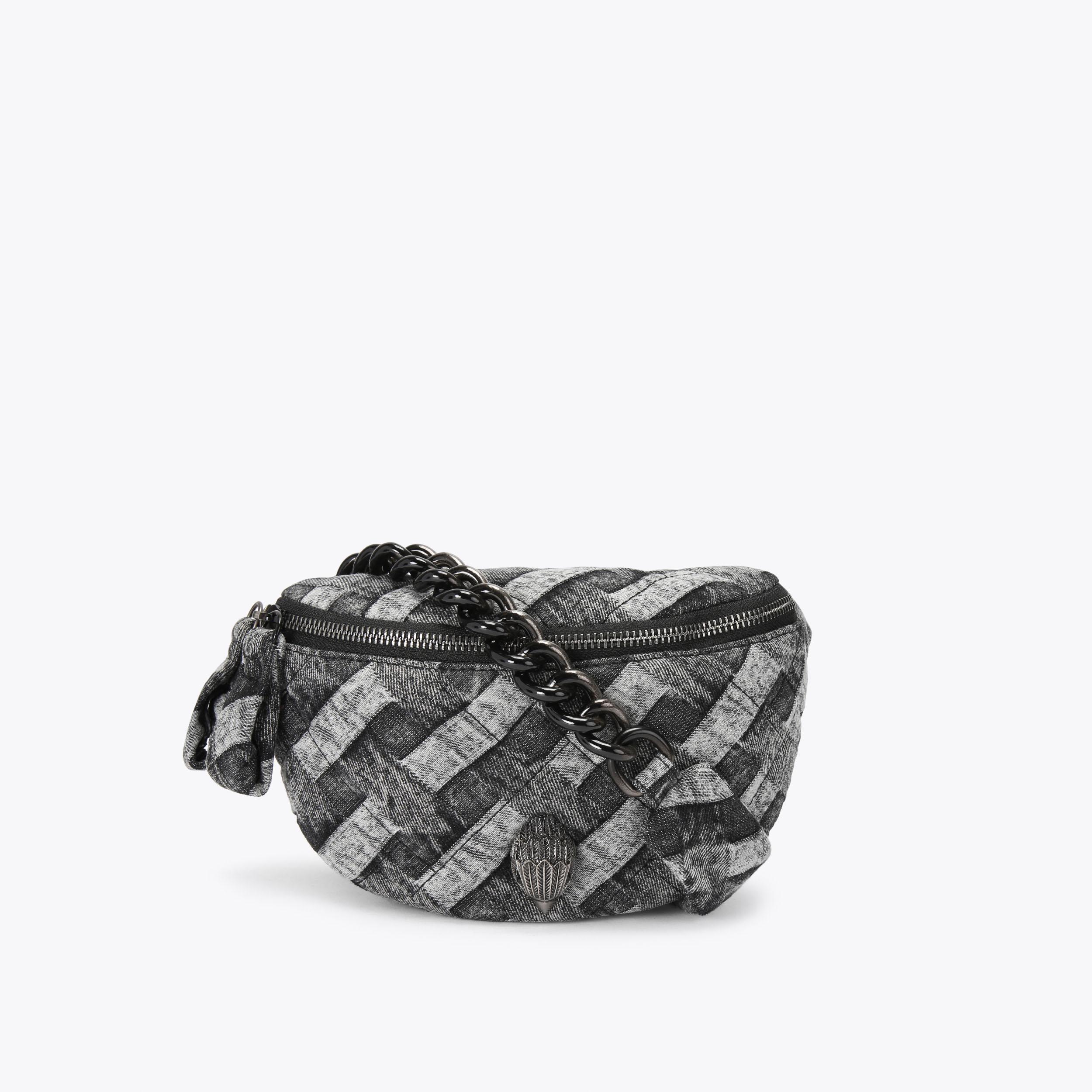 SM KENSINGTON S BELTBAG Dark Denim Belt Bag by KURT GEIGER LONDON